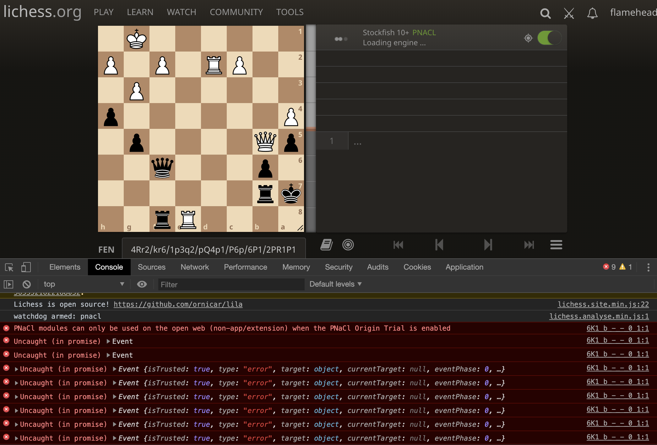 Stockfish sometimes fails to load until a page refresh · Issue #5729 ...