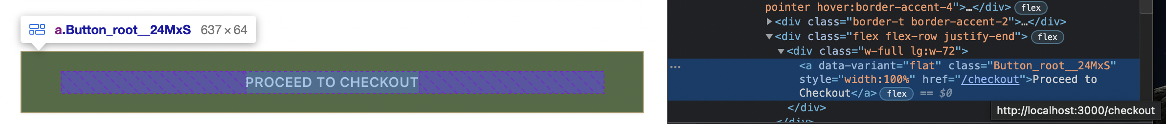 CustomCheckout wrong button cart page · Issue #534 · vercel/commerce ...