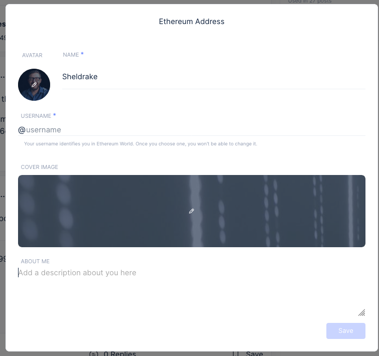 Stuck in the profile editor · Issue #986 · AKASHAorg/akasha-core · GitHub