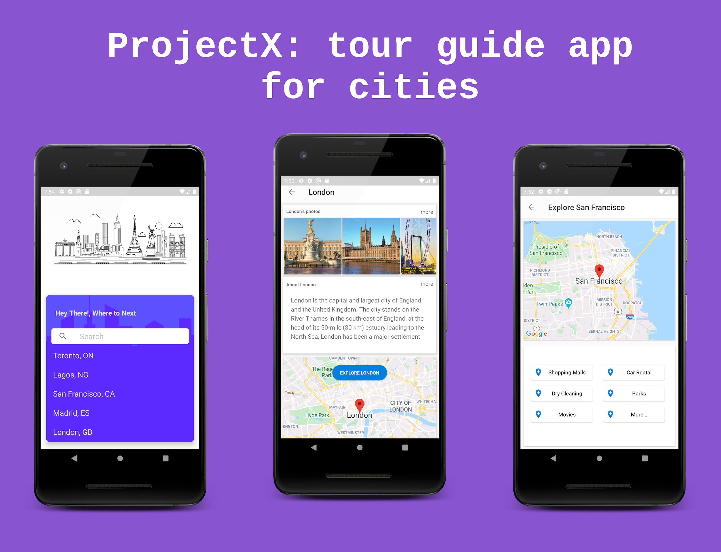 GitHub - breel93/ProjectX: City Guide App using google maps, google places autocomplete, kotlin ...
