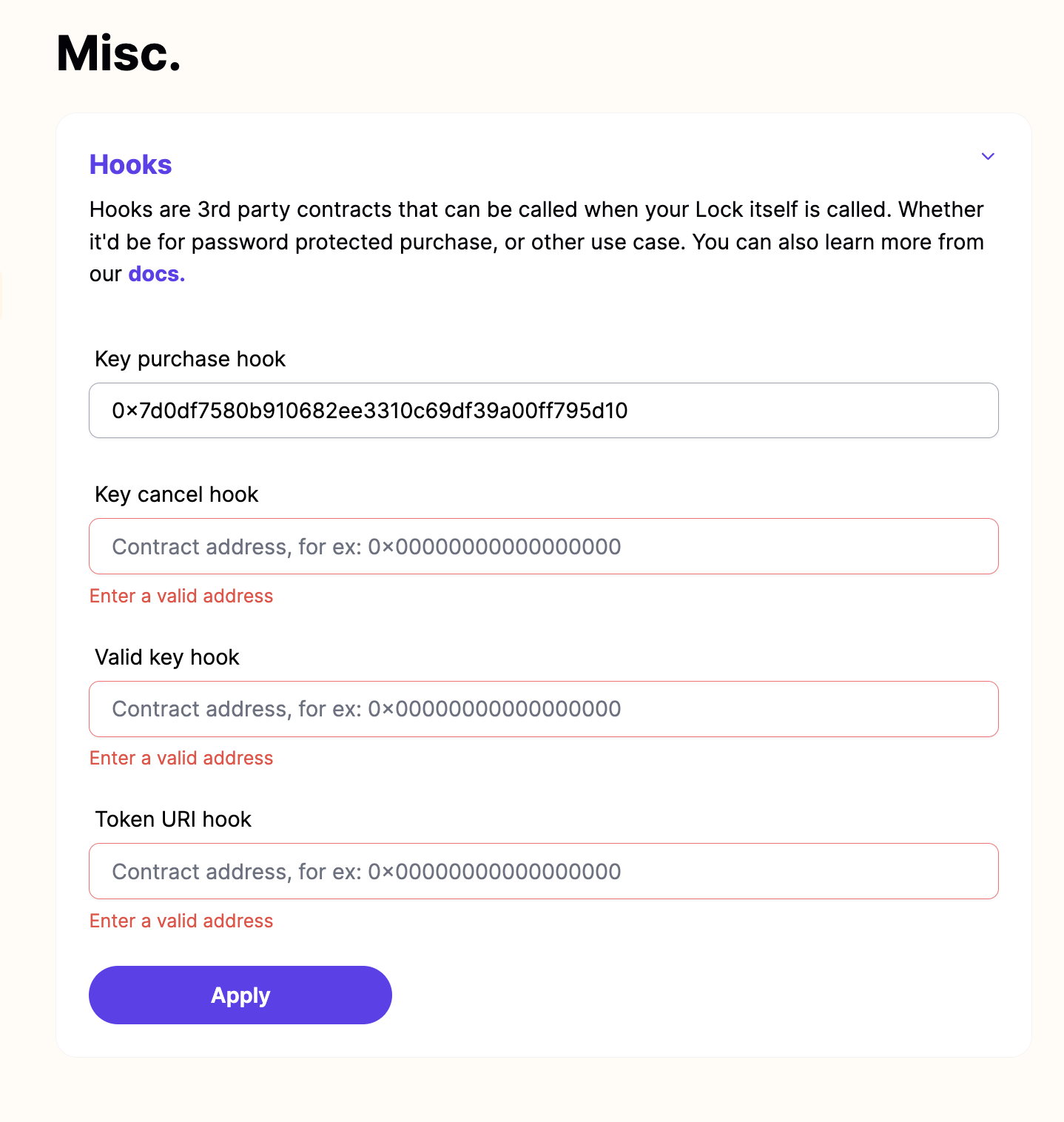 feat(unlock-app) - Settings page hooks by kalidiagne · Pull Request #10329 · unlock-protocol ...