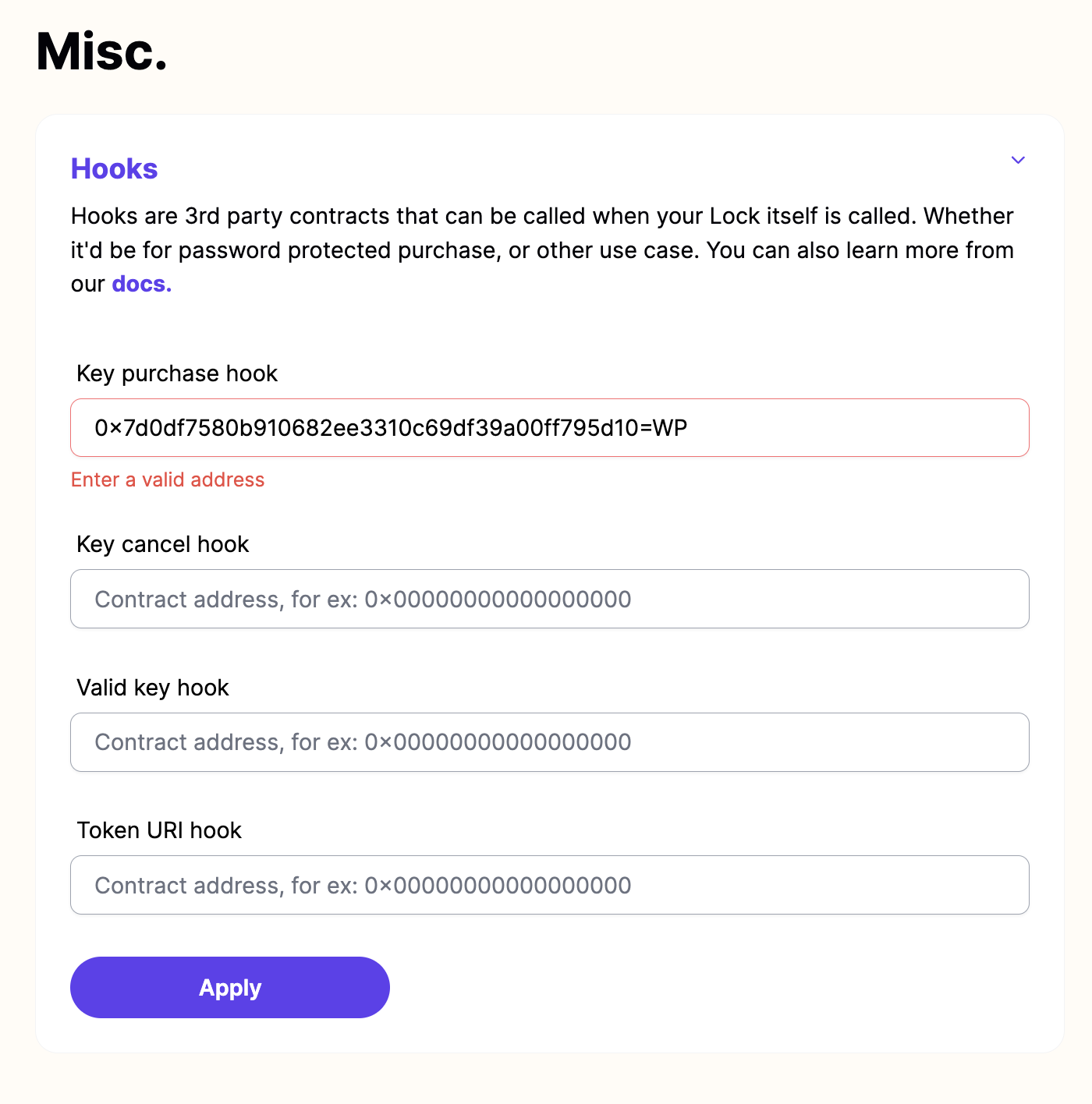 feat(unlock-app) - Settings page hooks by kalidiagne · Pull Request #10329 · unlock-protocol ...