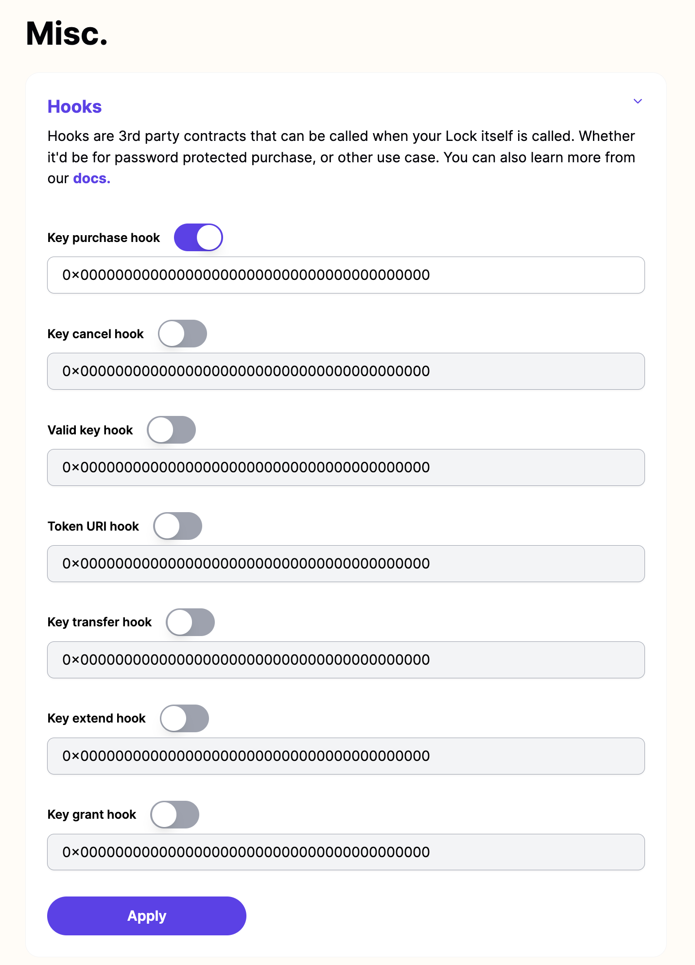 feat(unlock-app) - Settings page hooks by kalidiagne · Pull Request #10329 · unlock-protocol ...