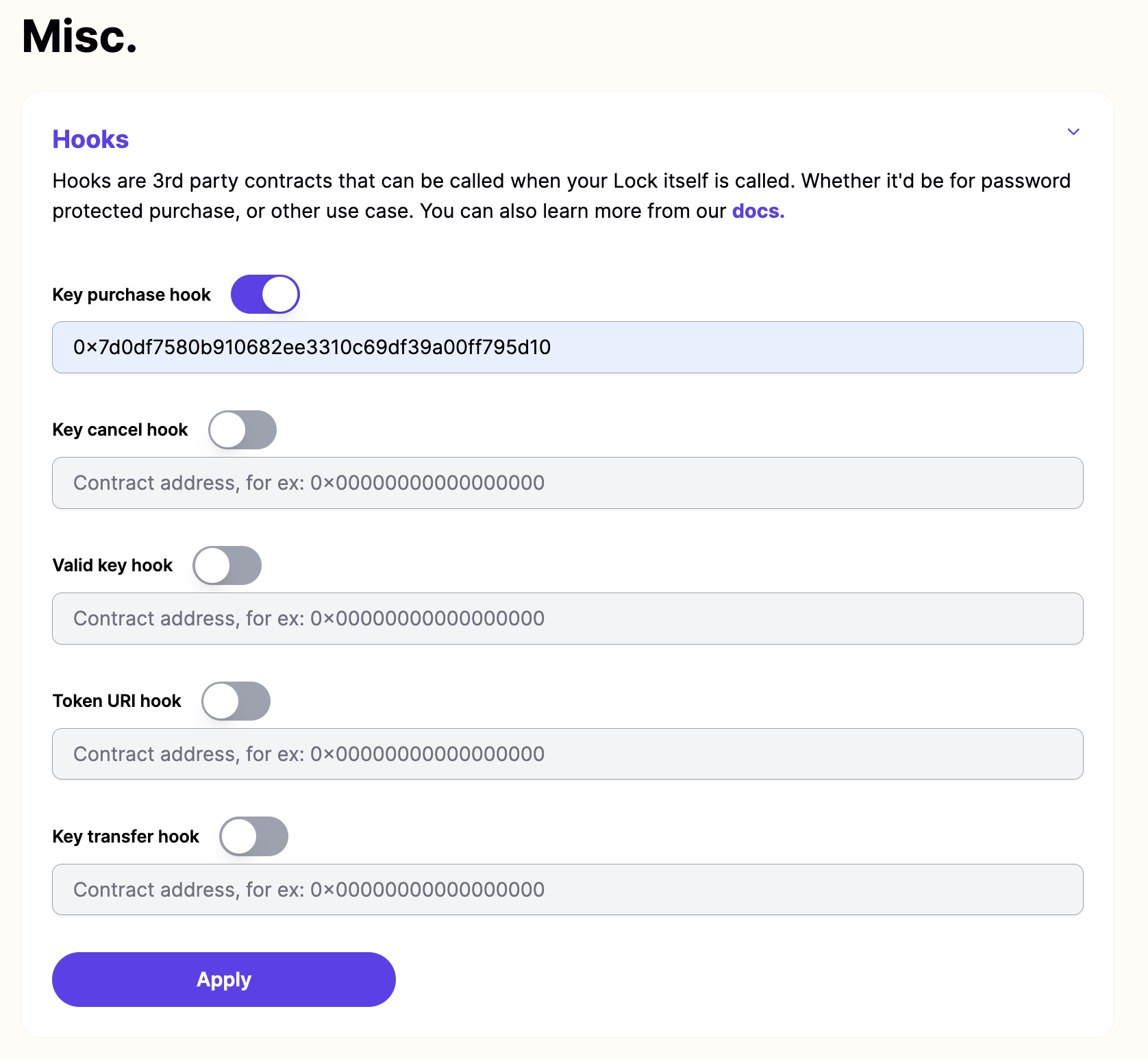 feat(unlock-app) - Settings page hooks by kalidiagne · Pull Request #10329 · unlock-protocol ...