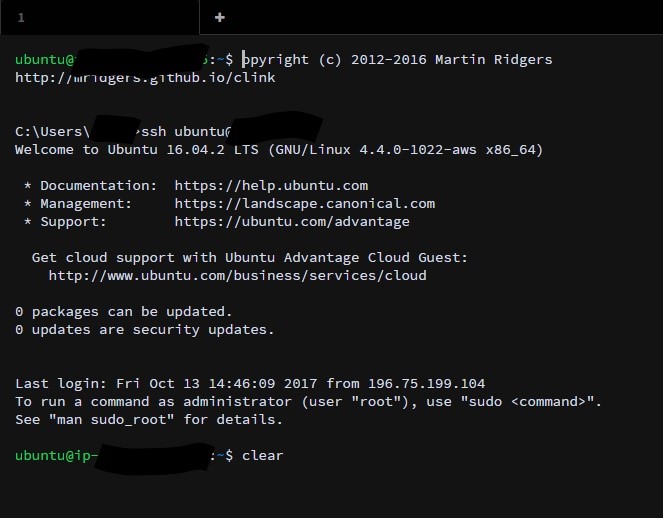 Clear command leaving text · Issue #222 · Eugeny/tabby · GitHub