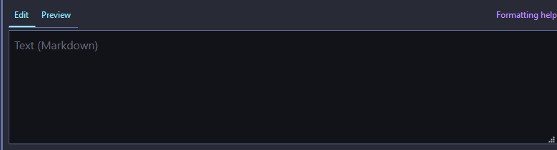 Add 'Edit' and 'Preview' tabs to body text area · Issue #253 · LemmyNet/lemmy · GitHub