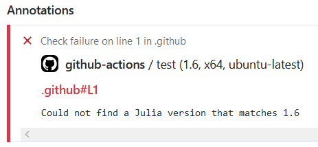 Improve error mesage when a julia version that has not been released is specified · Issue #38 ...