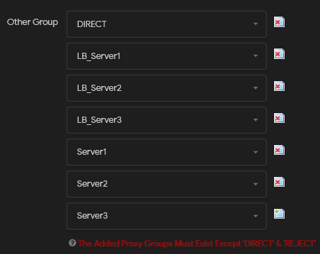 [Bug] Duplicated and not supposed to "Proxy" inside Proxy Groups after using "Read Config ...