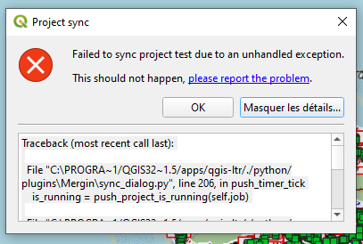 Error message upon uploading new project · Issue #381 · MerginMaps/qgis-plugin · GitHub