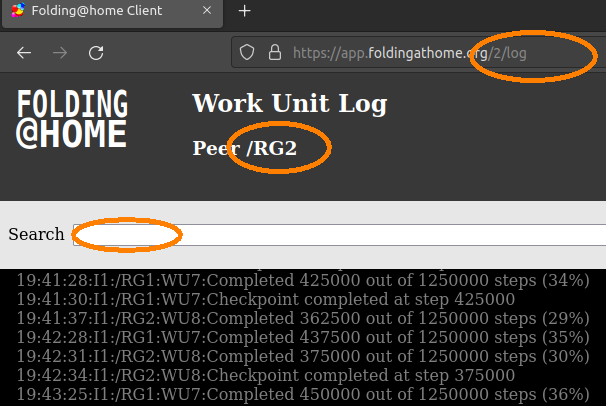 Log button isn't filtering by Peer (Resource Group) · Issue #59 · FoldingAtHome/fah-web-client ...