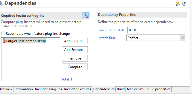 Overhaul the feature editor · Issue #26 · eclipse-pde/eclipse.pde · GitHub