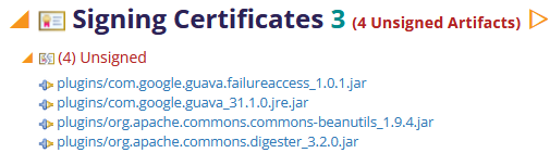 The bundles from the maven dependencies in the target platform are unsigned · Issue #302 ...