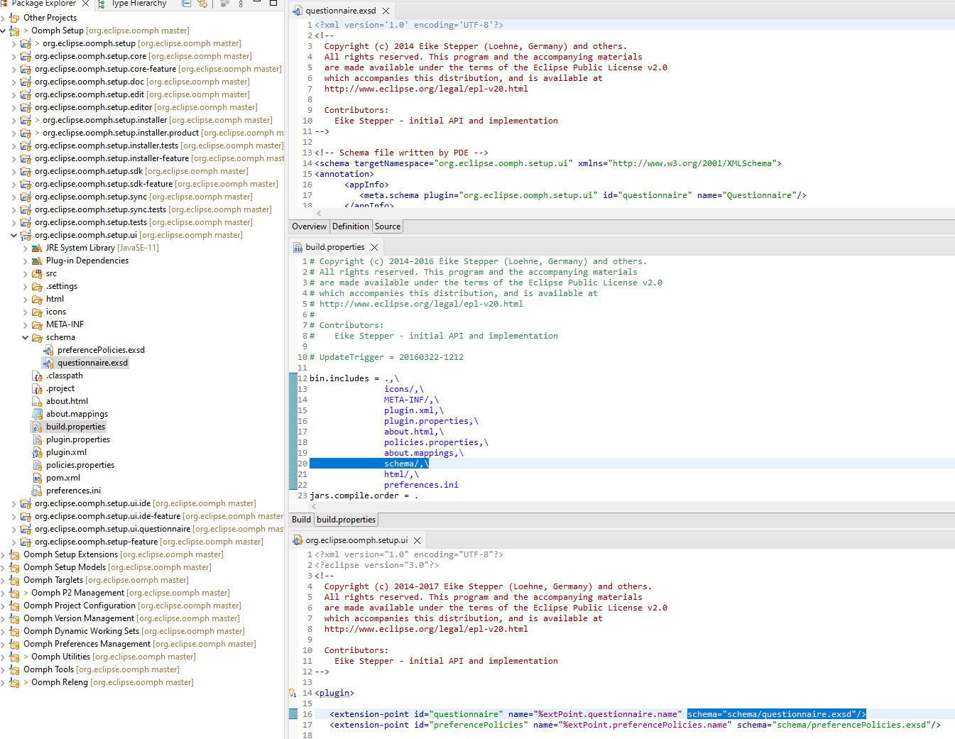 Extension point schema for extension point "..." cannot be found · Issue #295 · eclipse-pde ...