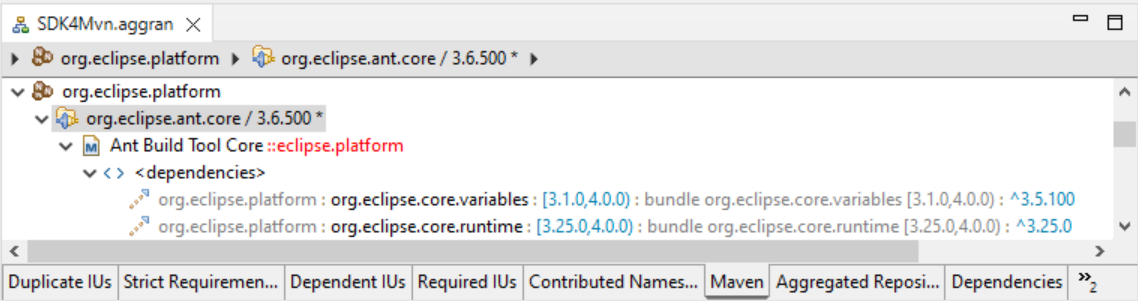 The maven-groupId property in the p2 metadata generally doesn't match the groupId where the ...