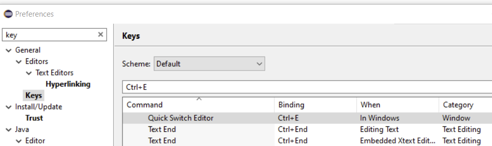 quick-switch-editor now does nothing in 2022-12 workspace (works in 2022-06) · Issue #552 ...
