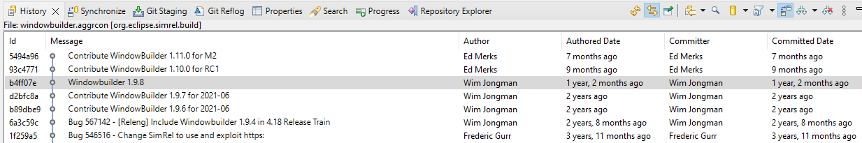 1.12.0 Releng · Issue #438 · eclipse-windowbuilder/windowbuilder · GitHub
