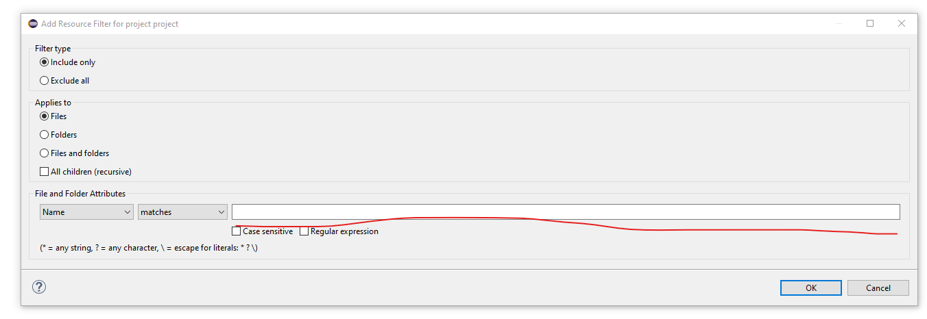 Poor resizing behavior for resource filters · Issue #1257 · eclipse-platform/eclipse.platform.ui ...