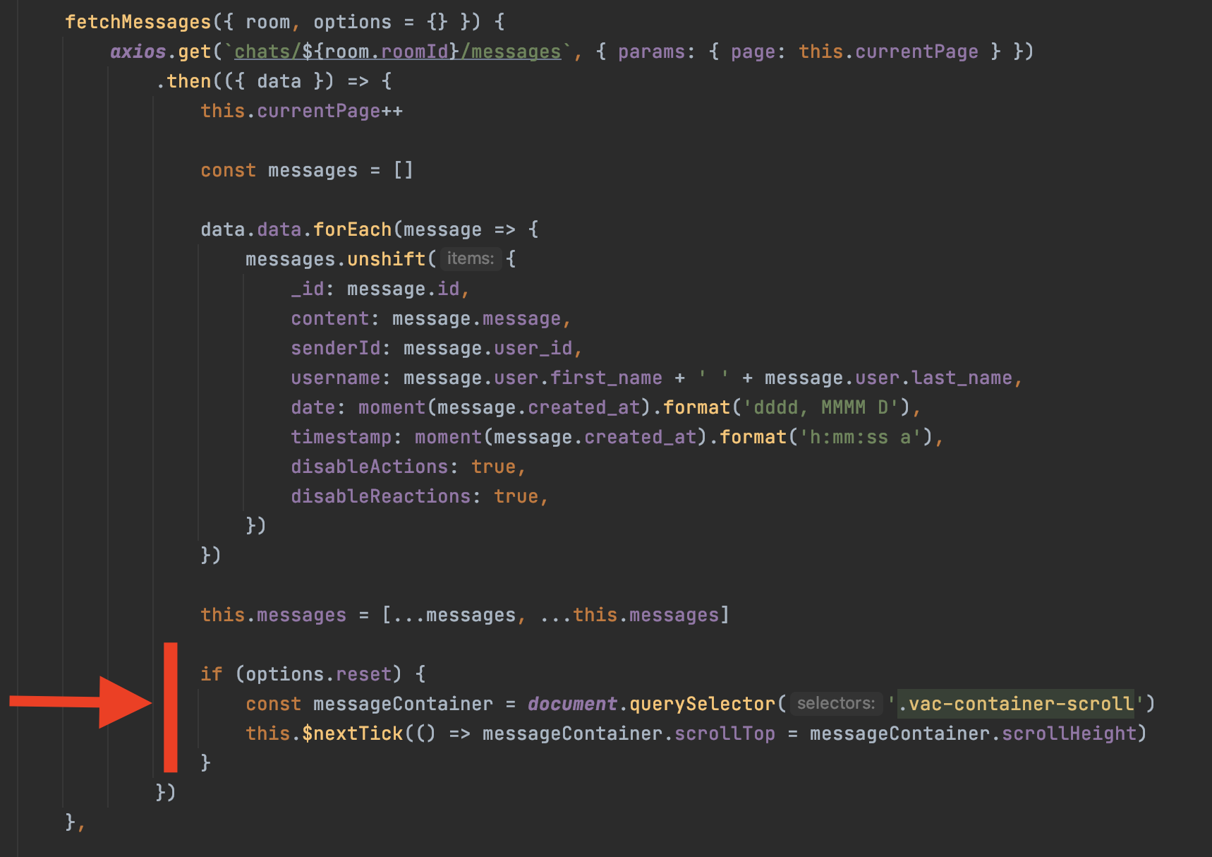 Incorrect scroll behaviour · Issue #143 · advanced-chat/vue-advanced-chat · GitHub