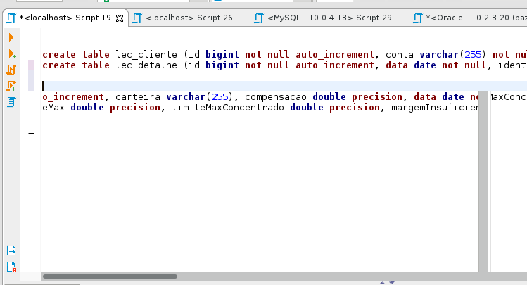 SQL Editor rendering bug when new line is added (return key) · Issue ...