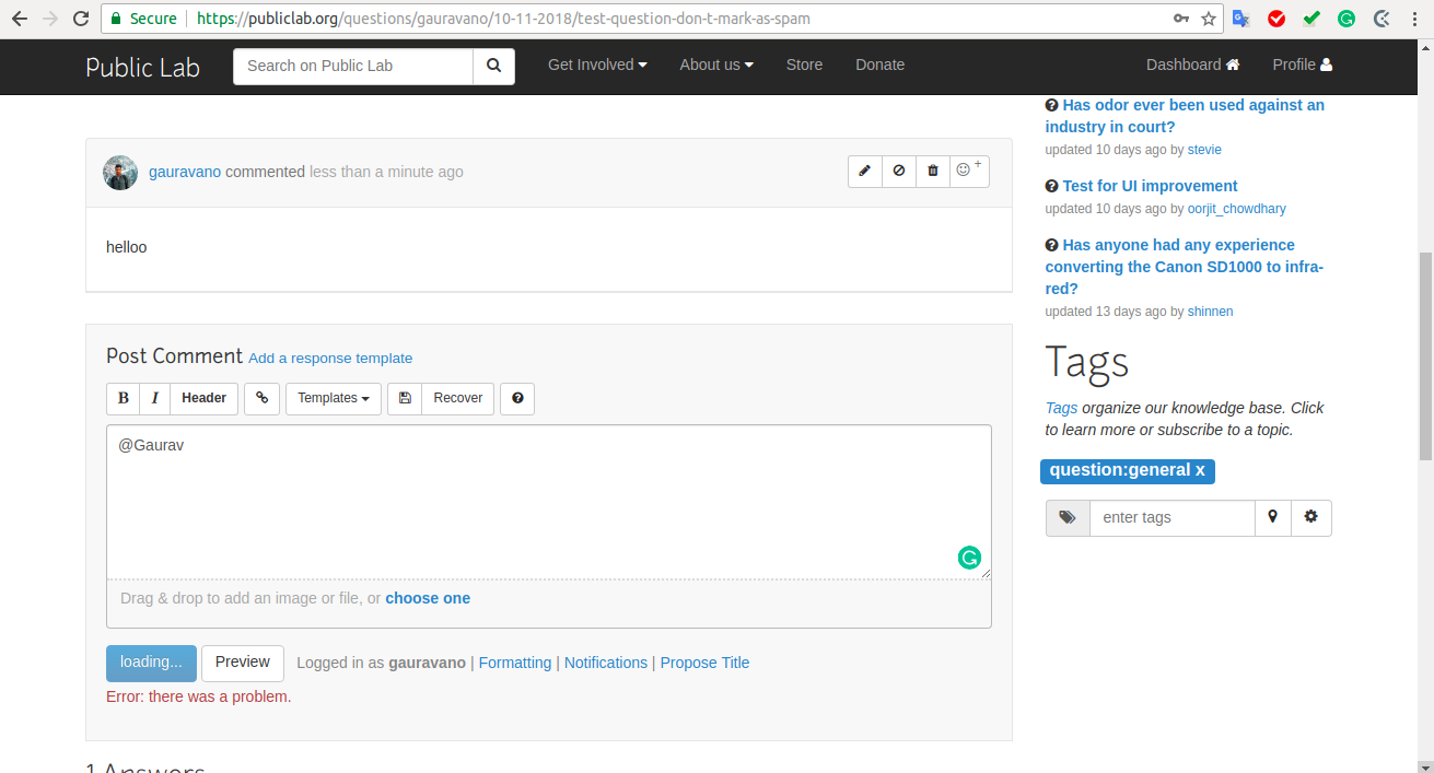 Can't like or give barnstars to posts · Issue #4328 · publiclab/plots2 ...