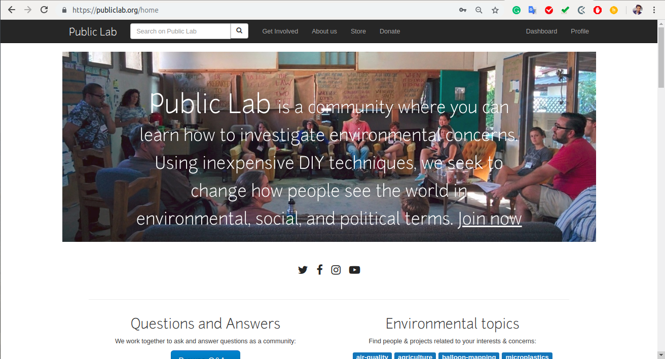 [Discussion] Include social weblinks · Issue #5123 · publiclab/plots2 · GitHub