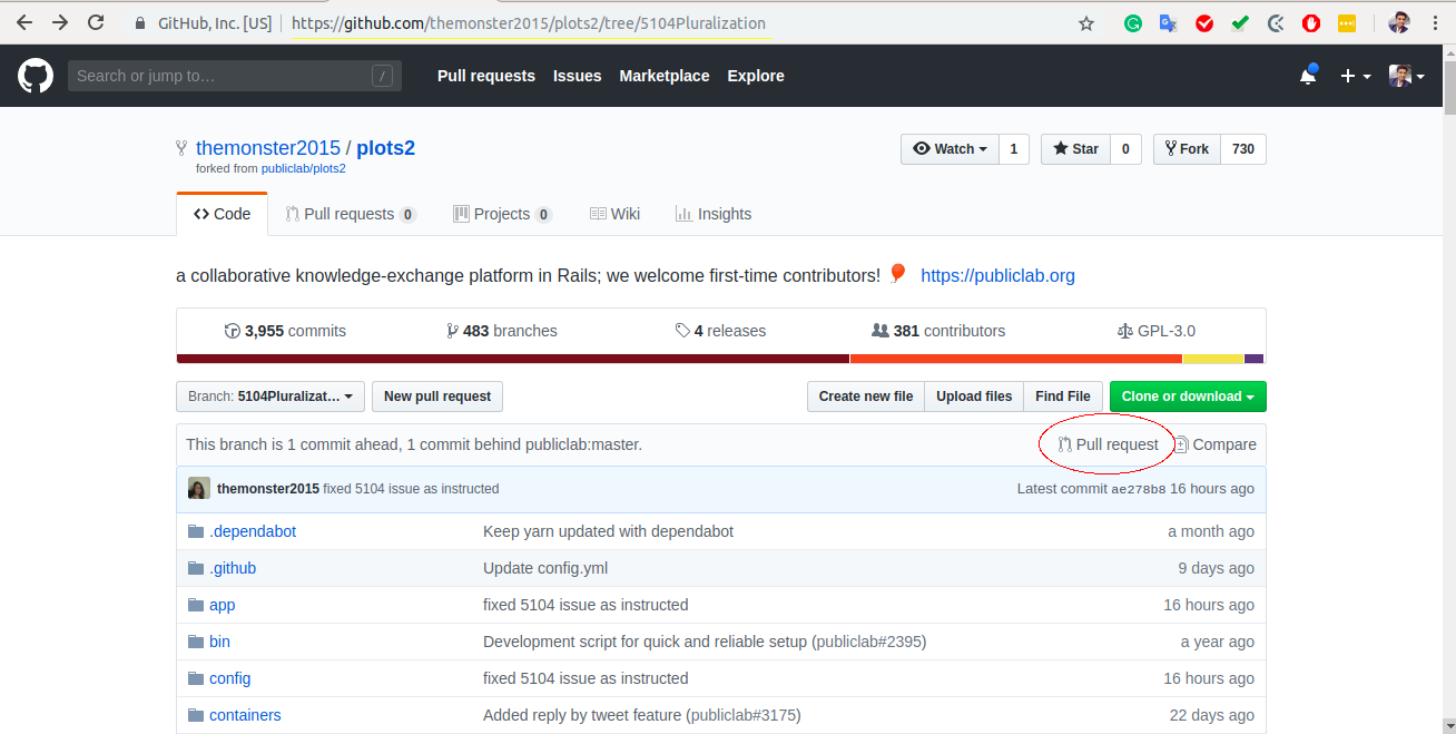 Fix Pluralization Conditionals · Issue #5104 · publiclab/plots2 · GitHub