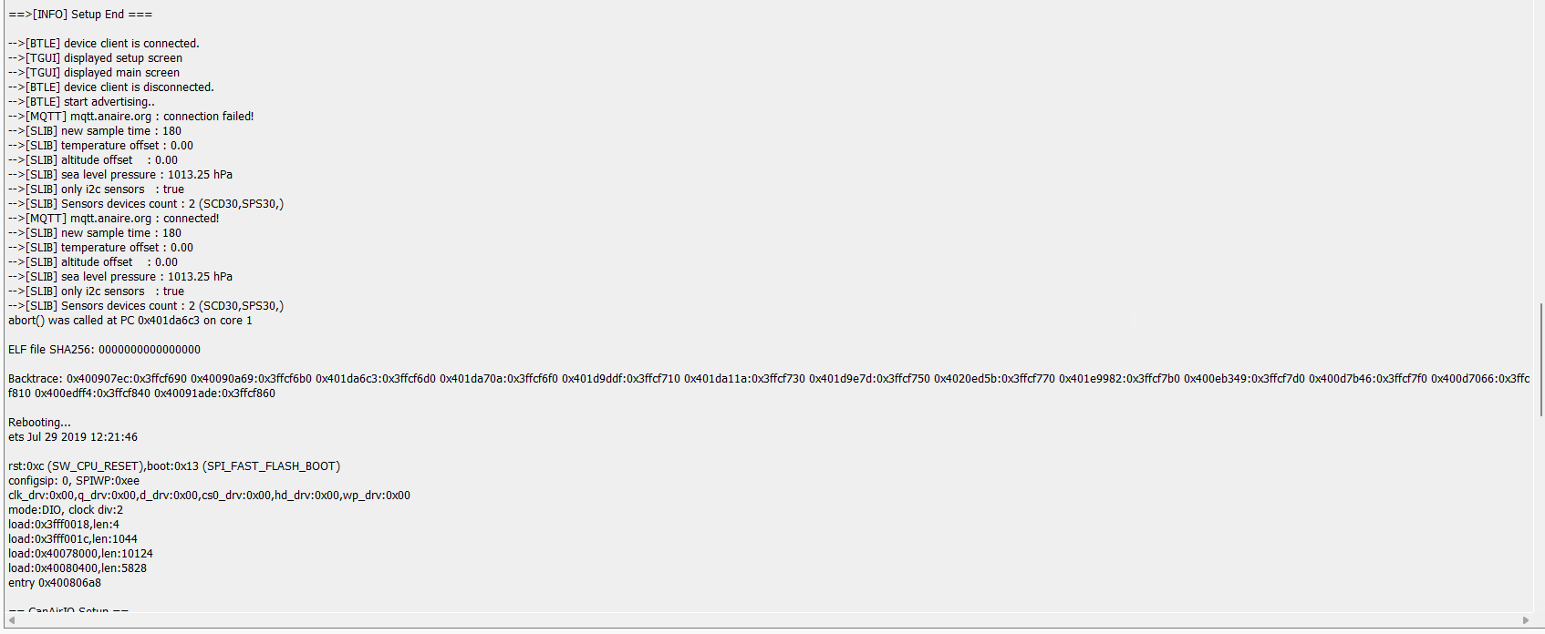 Crash witth sleep · Issue #206 · kike-canaries/canairio_firmware · GitHub