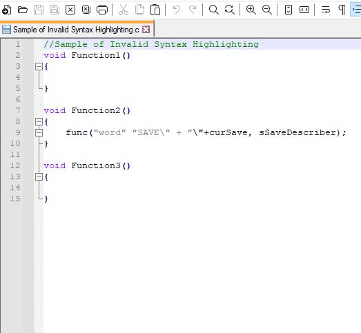 Invalid Syntax Highlighting · Issue #10376 · notepad-plus-plus/notepad-plus-plus · GitHub