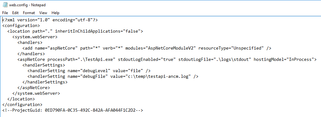 Cant Host Aspnet 22 Core Project Targeting Net461 With Inprocess