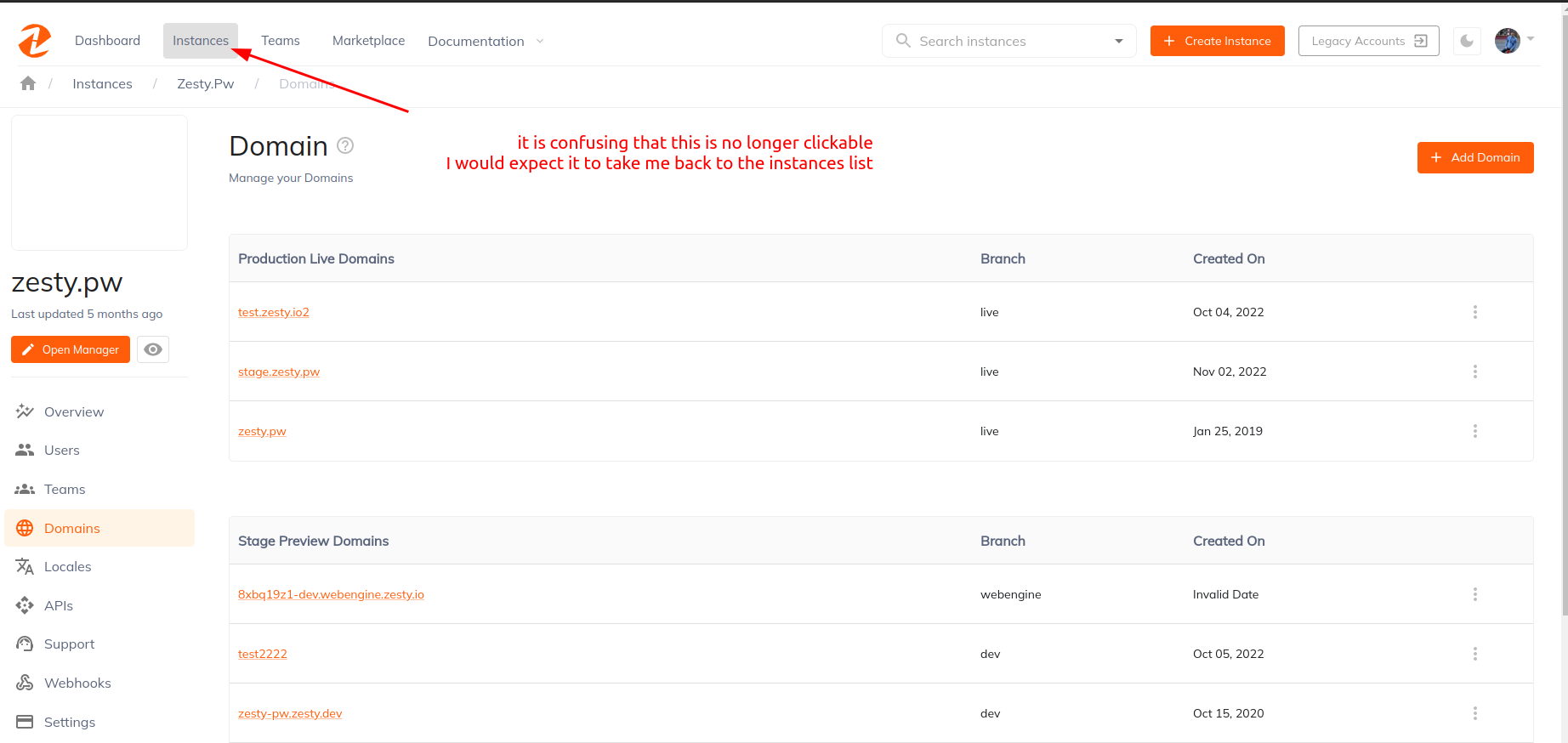 Accounts Instance Link · Issue 1401 · Zesty Iowebsite · Github