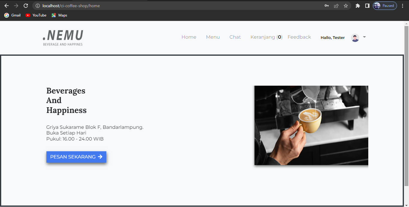 GitHub - lendratno/Coffee-Shop: Config files for my GitHub profile.
