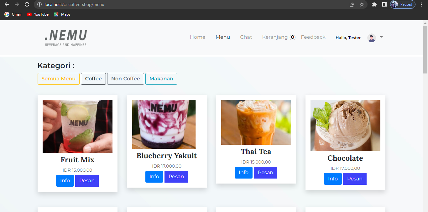 GitHub - lendratno/Coffee-Shop: Config files for my GitHub profile.