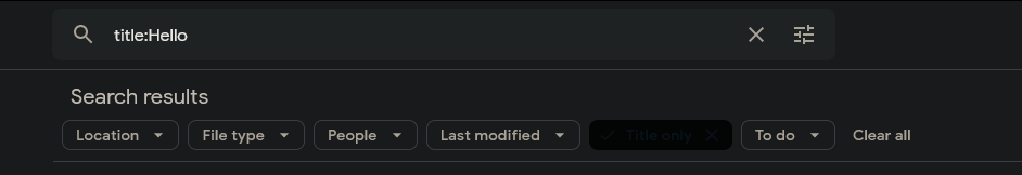 [Broken Website] Google Drive Search Results Filters not Visible/Readable · Issue #9589 ...