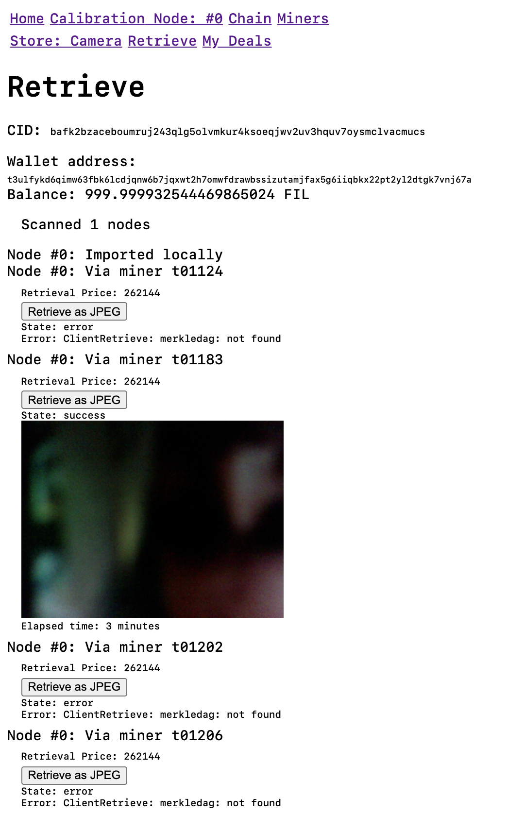 calibration: retrieval errors with "merkledag: not found" if still sealing · Issue #2926 ...