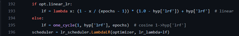 learning rate lr0 lr1 lr2 · Issue #1472 · WongKinYiu/yolov7 · GitHub