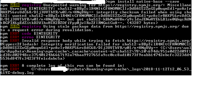 problem installing in new project of react native · Issue #2432 · GeekyAnts/NativeBase · GitHub