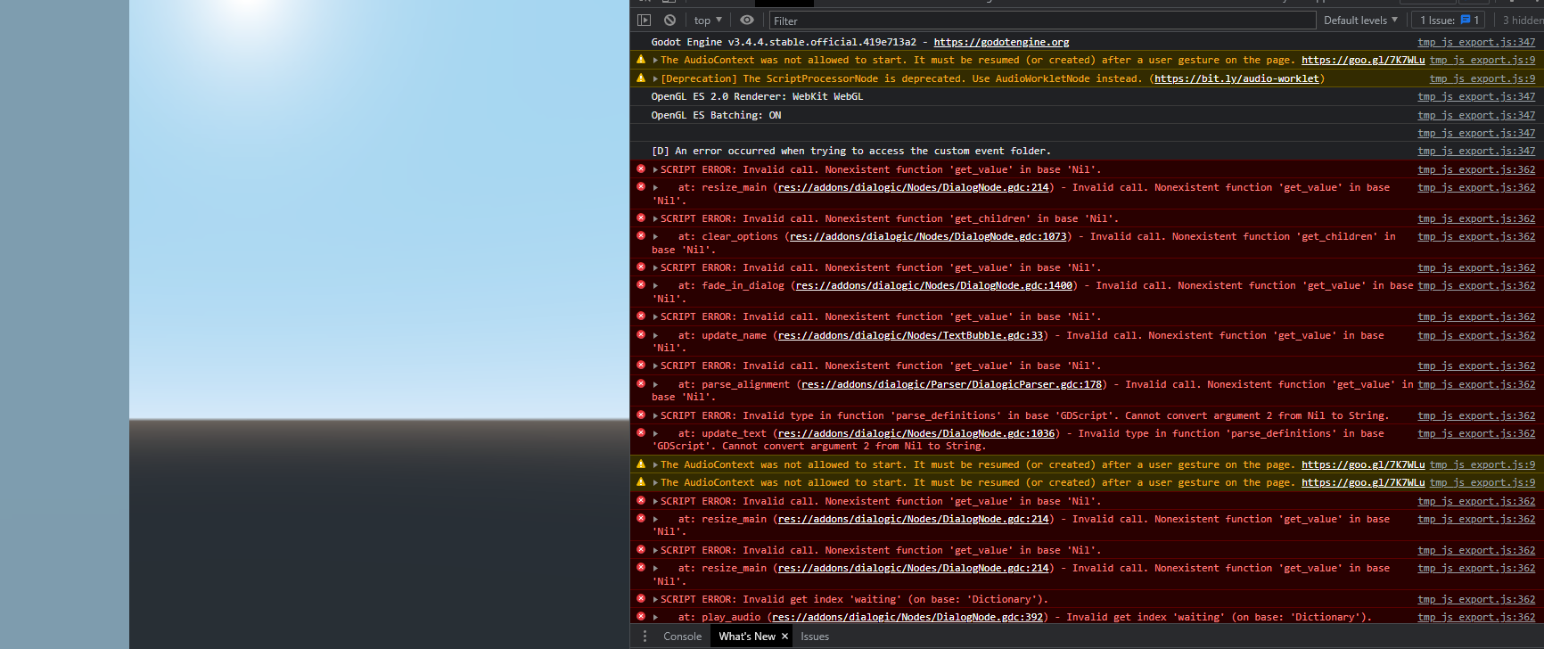 Dialogic web export issue · Issue #914 · dialogic-godot/dialogic · GitHub