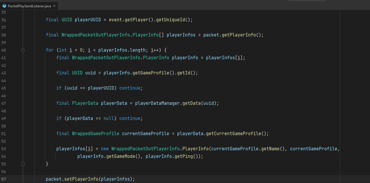 [BUG REPORT] WrappedPacketOutPlayerInfo issue · Issue #166 · retrooper/packetevents · GitHub