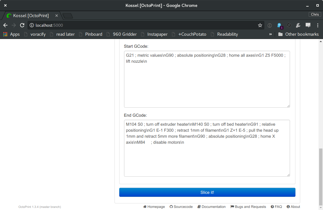 Slic3r gcode textareas show \n instead of newline · Issue #137 · kennethjiang/OctoPrint-Slicer ...
