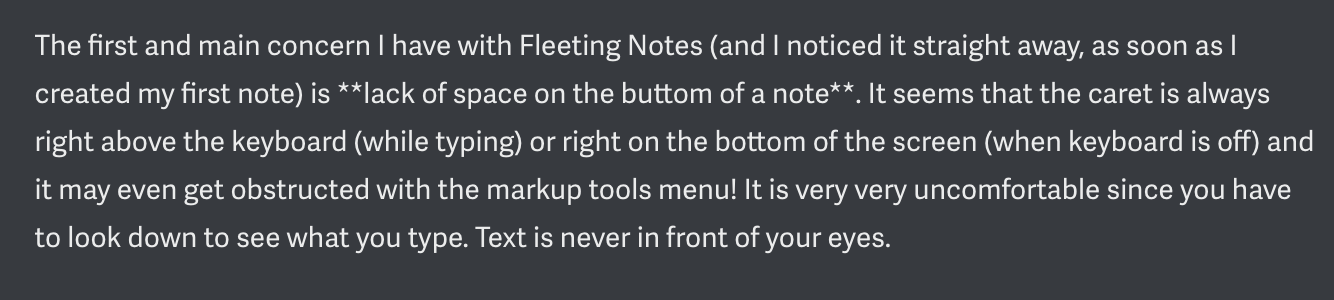Lack of space on the bottom of a note when typing · Issue #914 ...