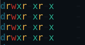 bug: dashes are hardly visible on the dark background · Issue #354 · eza-community/eza · GitHub