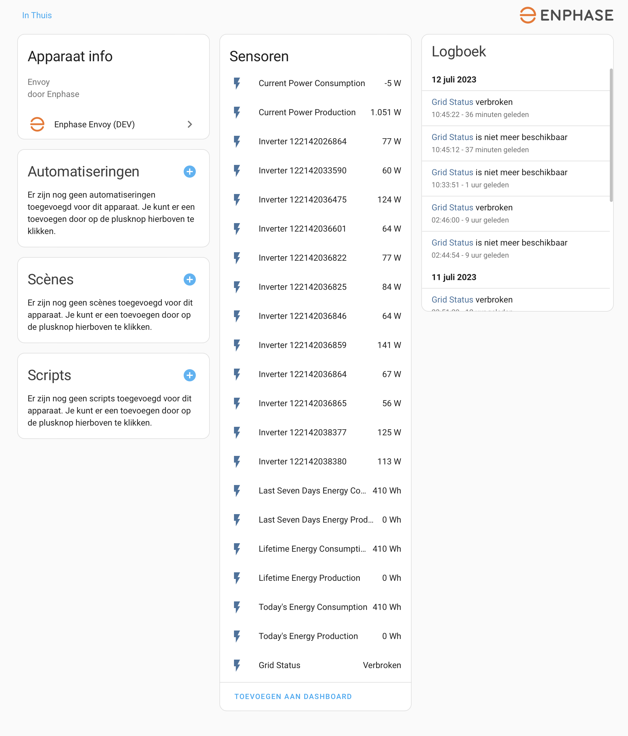 Missing Information · Issue 98 · Briancmpbllhomeassistantcustomenvoy · Github 8449