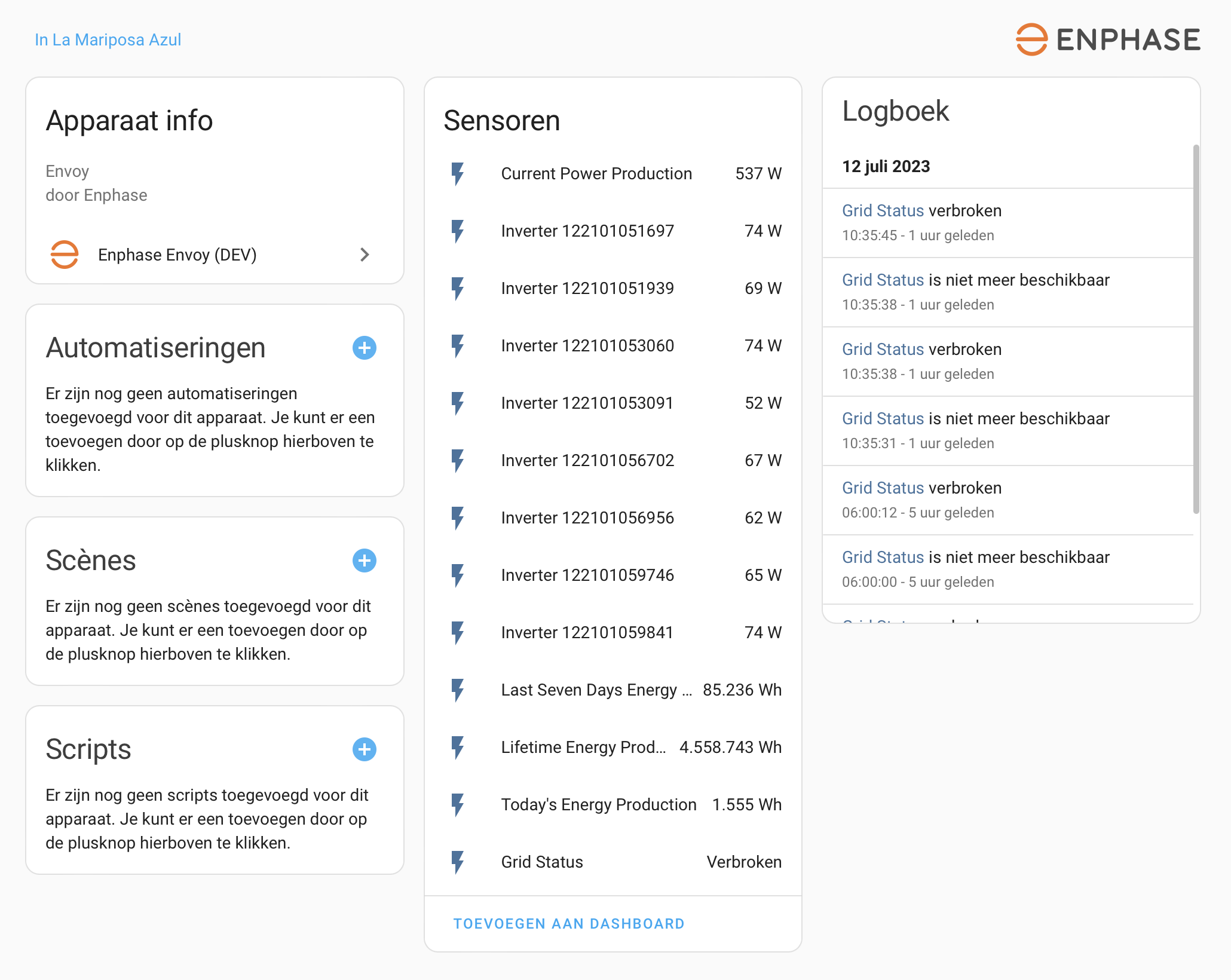 Missing Information · Issue 98 · Briancmpbllhomeassistantcustomenvoy · Github