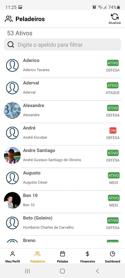 GitHub - csantanadev/pda-mobile-app: Aplicativo para uma pelada de amigos