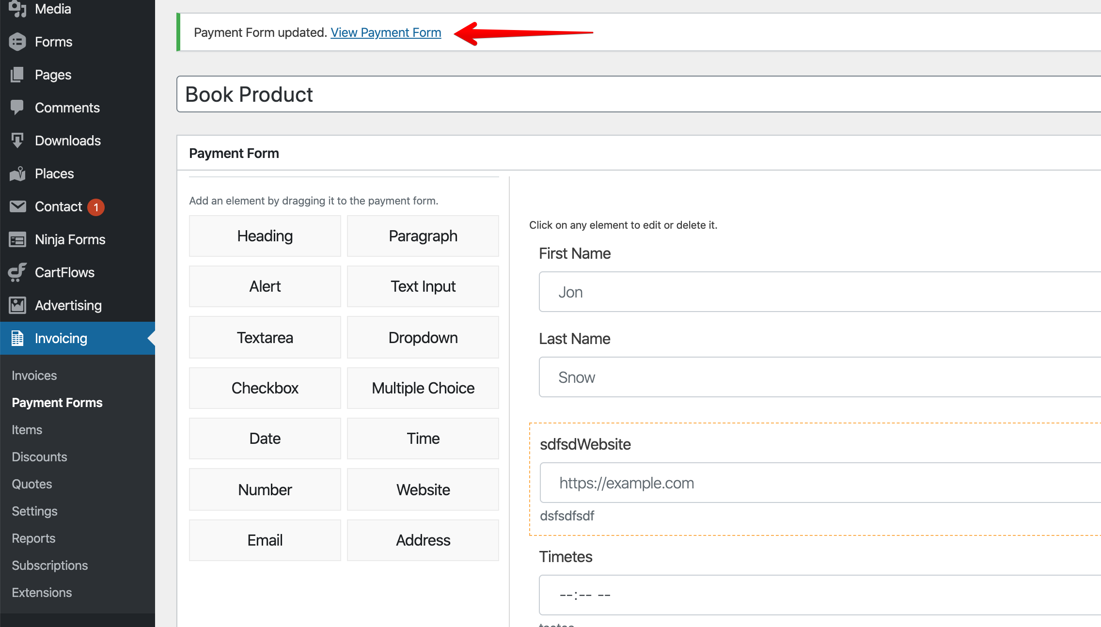 Directly Viewing the Form takes to a 404. · Issue #298 · AyeCode/invoicing · GitHub