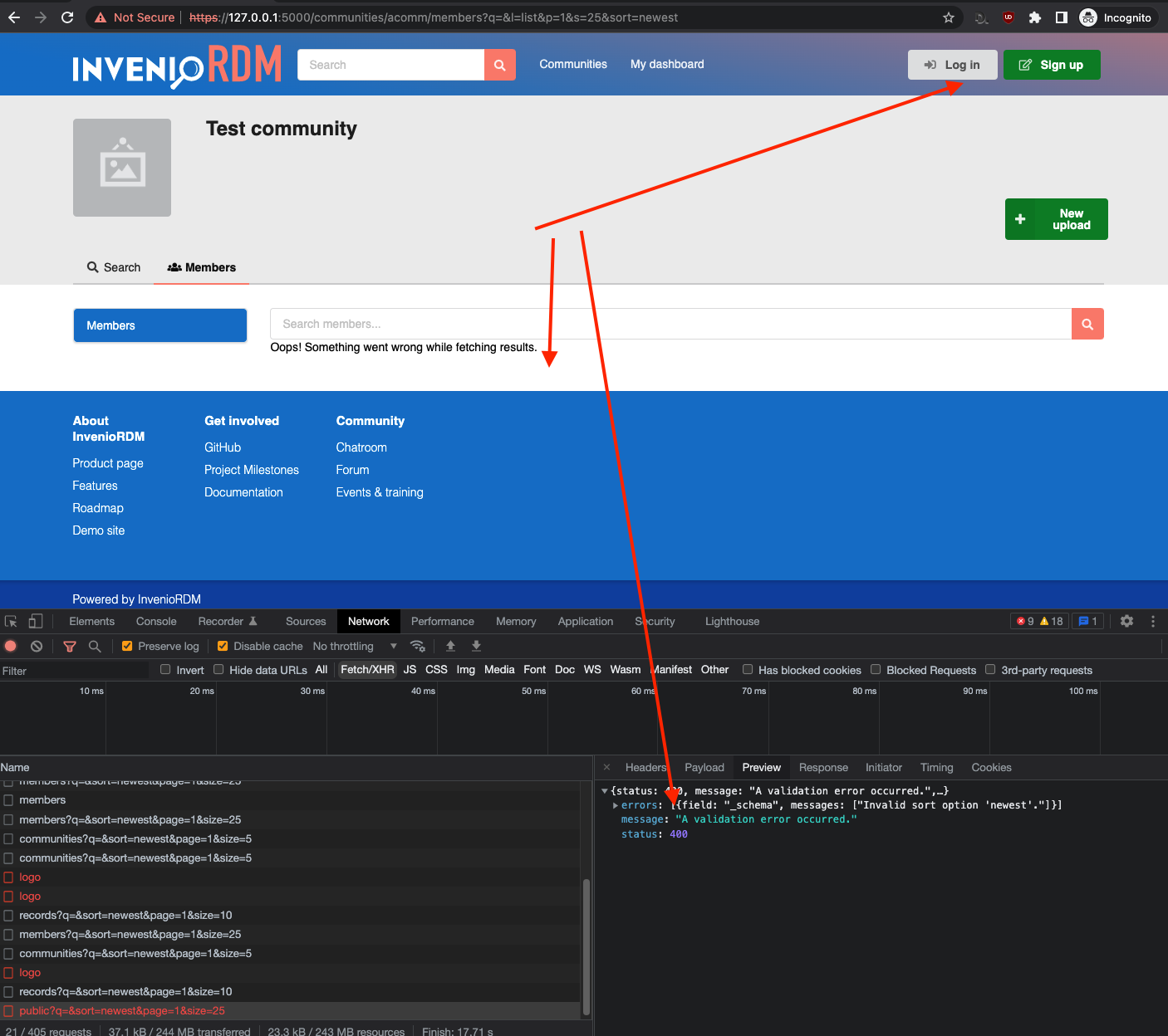 members/invitations UI: update search options · Issue #594 · inveniosoftware/invenio-communities ...