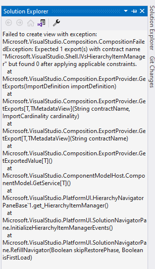 New version crashes visual studio · Issue #940 · ErikEJ/SqlCeToolbox · GitHub