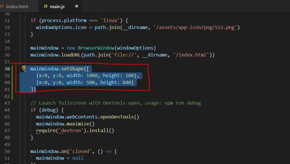 BrowserWindow.setShape(rects) titlebar · Issue #18304 · electron ...
